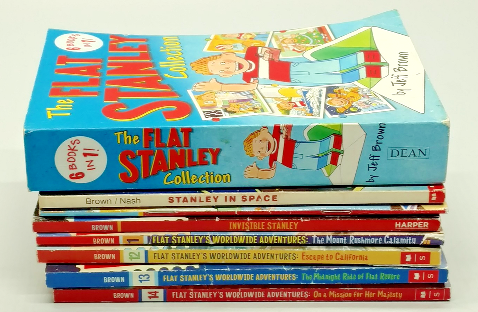 Lot of 13 Flat Stanley & Flat Stanley's Worldwide Adventure PB Books ...