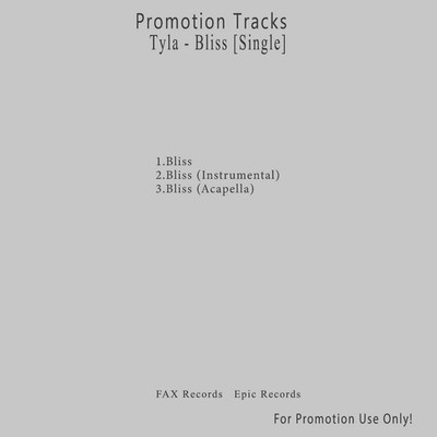 Pop.. White CD. Tyla - Bliss [Single] | eBay