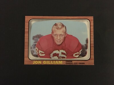 1966 TOPPS FOOTBALL SUPER H/G SET BREAK #68 2CT LOT JON GILLIAM GEM-GEM ...