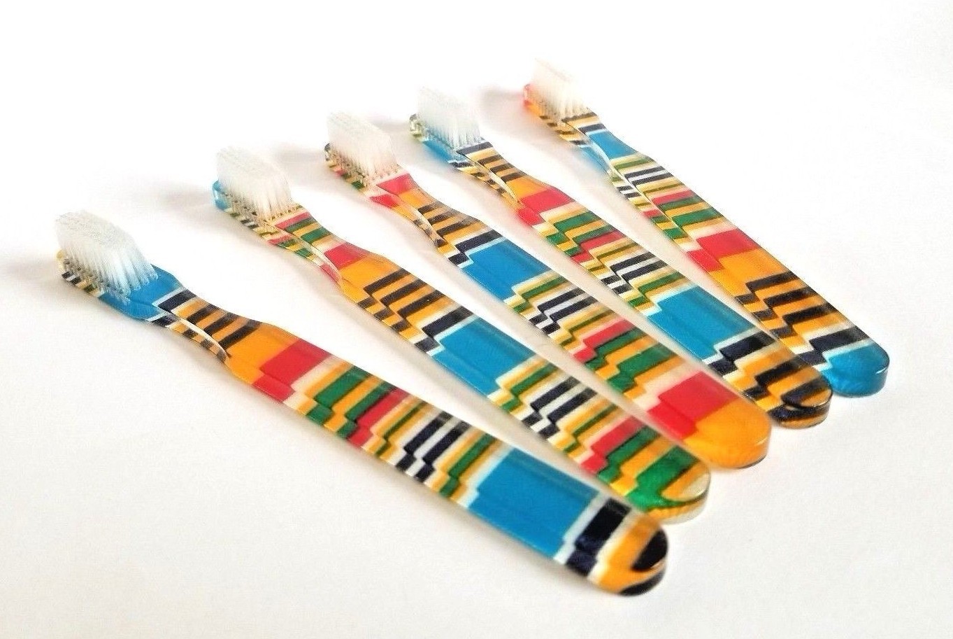 5 New FUN and Colorful Vintage Toothbrushes By Alan Stuart | eBay