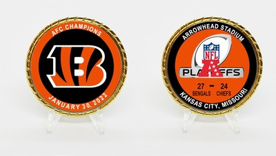 Tribute Coins Cincinnati Bengals AFC Champion 2 Coin Set | eBay