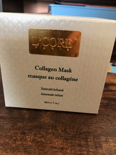 L'Core Paris Emerald Infused Collagen Mask, new in sealed box, 1.7 oz ...