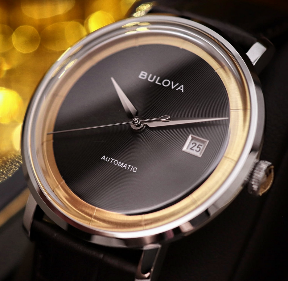 Bulova 96B406 Frank Sinatra Automatic Rat Pack Limited Black Dial Men's ...