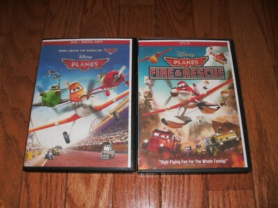 Disney's Planes & Planes Fire and Rescue on DVD. Both for one price. | eBay