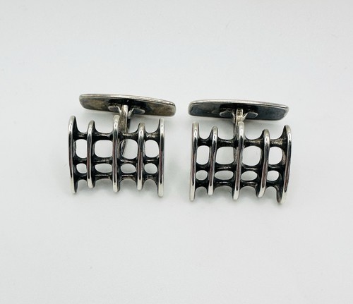 DAVID-ANDERSEN Signed Sterling Modernist Norway Cufflinks, 1960s | eBay