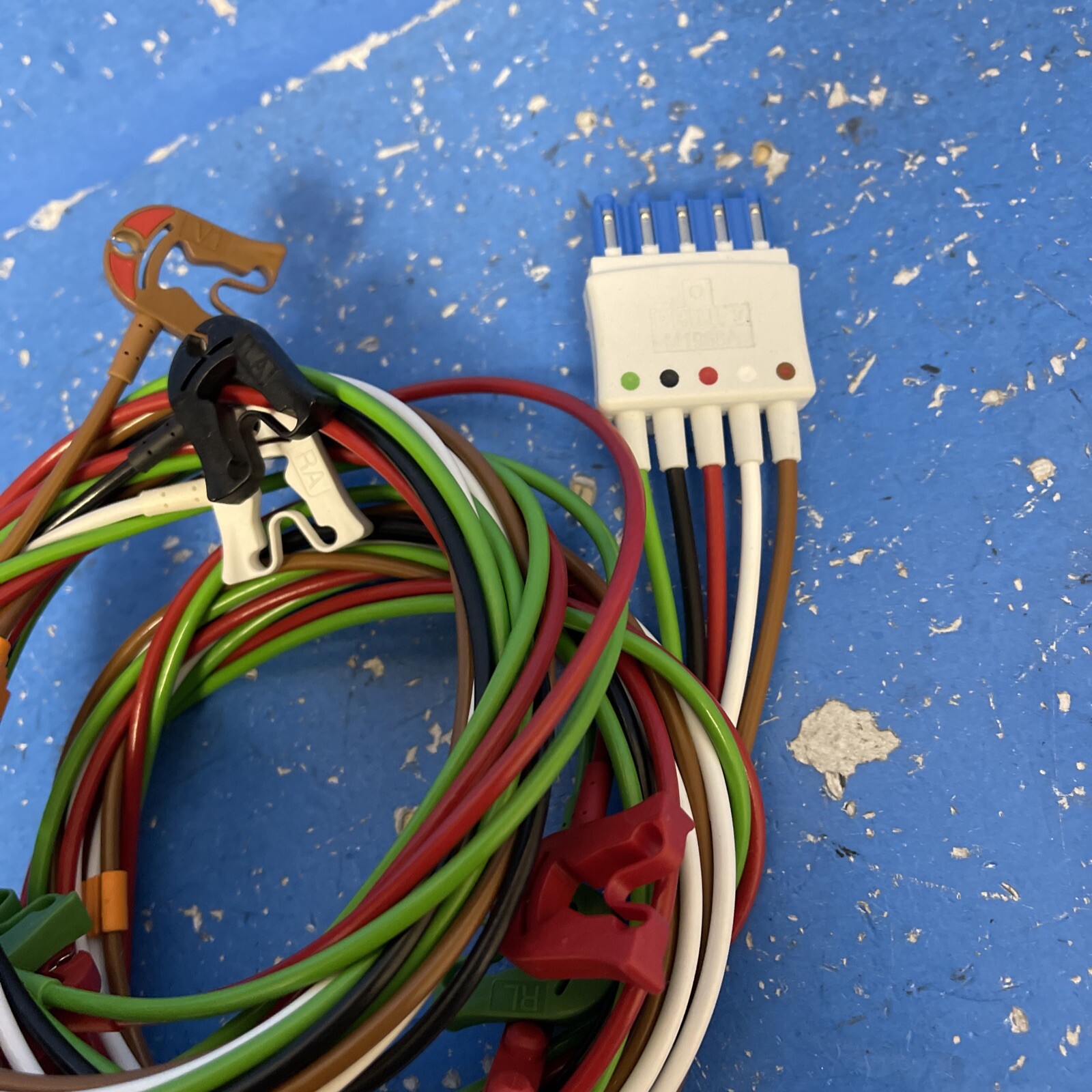 Philips M1968A Lead Set 5 Leads Clip Limb | eBay