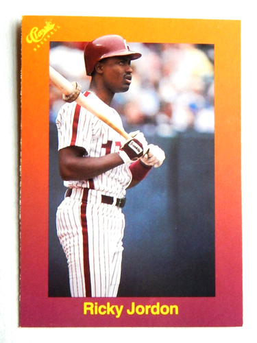 Ricky Jordon #129 Classic 1989 Baseball Card (Philadelphia Phillies ...