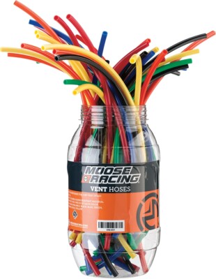 Moose Fuel Vent Hose Tub 54pk 18” 3/16" i.D. Motorcycle ATV Dirtbike ...