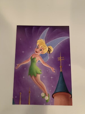 Disneyland Tinkerbell Character of the Month Tinker Bell Postcard HTF ...