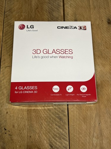 Cinema 3D Glasses LG AG-F310 Bundle 4 Pack NIB | eBay
