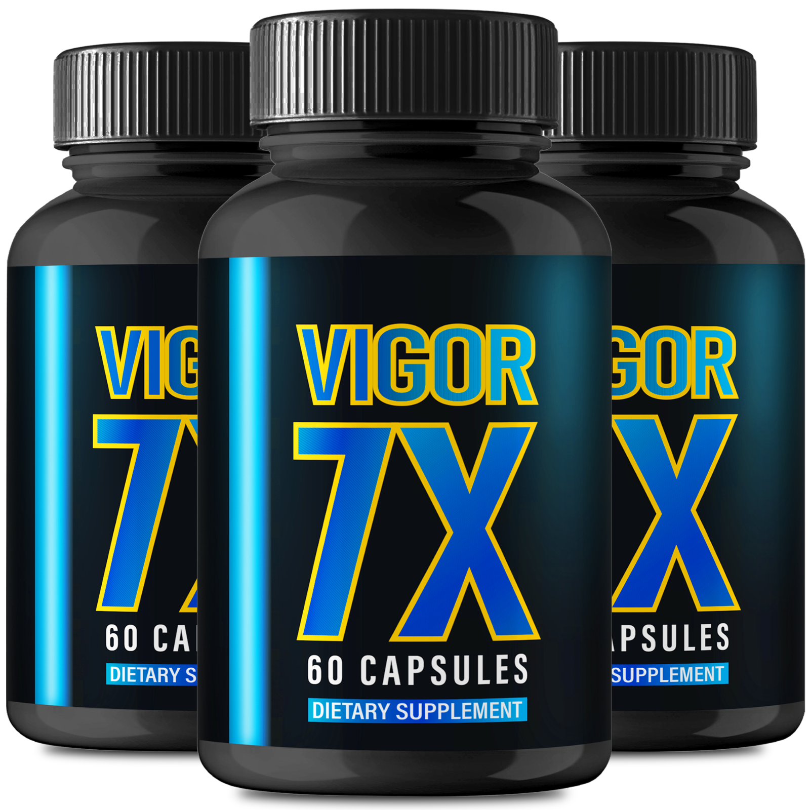 (3 Pack) Vigor 7X Men Enhancement Pills, Vigor7X Male Health Support ...