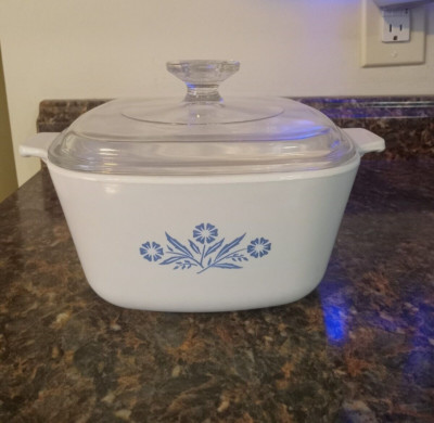 Vintage Pyrex Corning Ware Blue Cornflower Corning Ware Dish & Lid | eBay