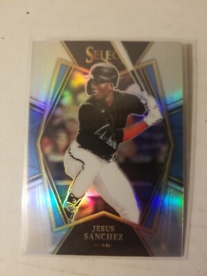 2021 Panini Select Jesus Sanchez Rookie Diamond Level Silver Prizm #211 ...