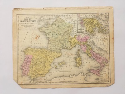 Europe - 1846 Map - Vatican