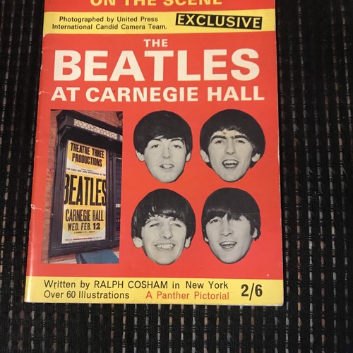 The Beatles At Carnegie Hall On The Scene Exclusive Book 1964 UK by ...