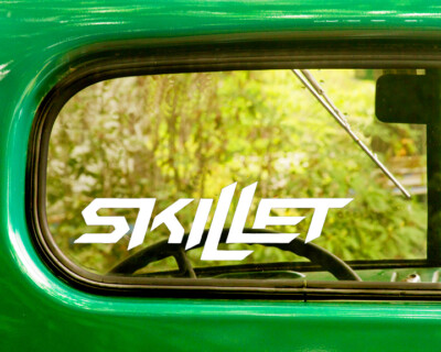 2 SKILLET BAND DECALs Stickers Bogo For Car Truck Window Bumper Laptop ...