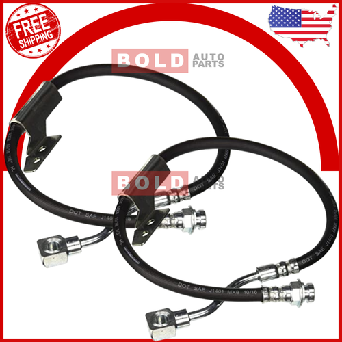 Set of 2 Brake Hydraulic Lines Front for Chevrolet C10 R10 GMC C1500 ...
