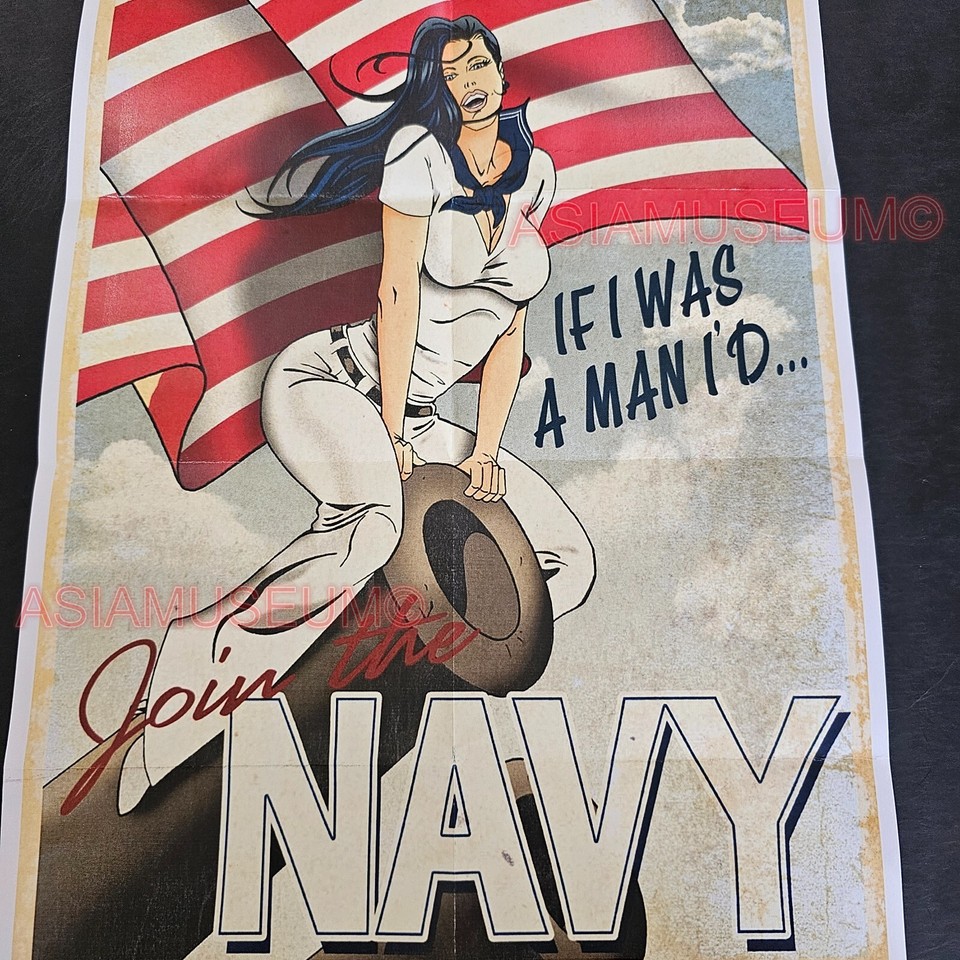 1944 WW2 USA AMERICA WOMEN ARMY SOLDIER NAVY WAR MILITARY PROPAGANDA ...