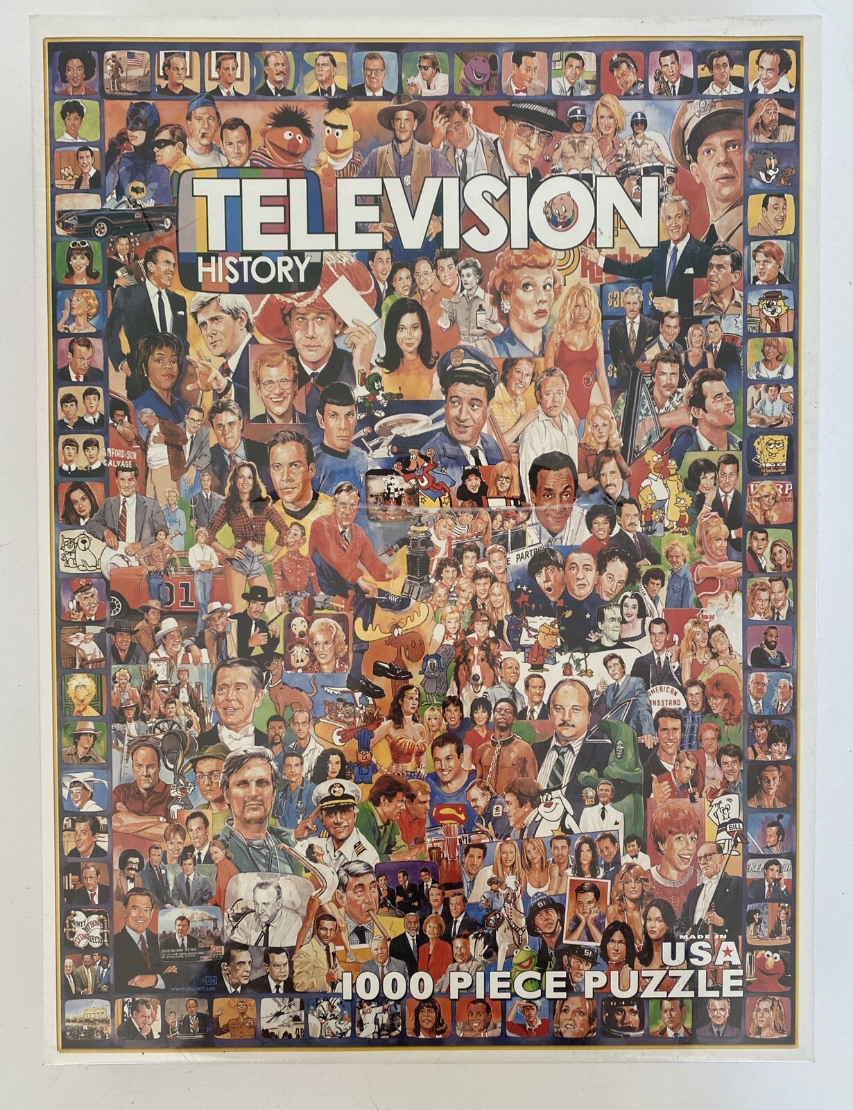 Television History Puzzle White Mountain 1000 Pc | eBay