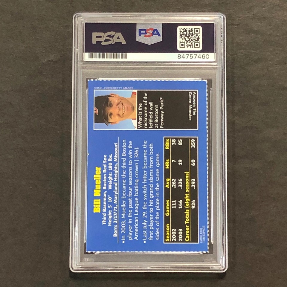 2004 Sports Illustrated for Kids #393 Bill Mueller Signed Card PSA ...
