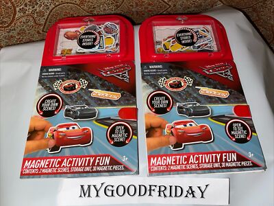 Disney Pixar Cars Magnetic Activity Fun Set ( 2Packs) Brand New On Sale ...