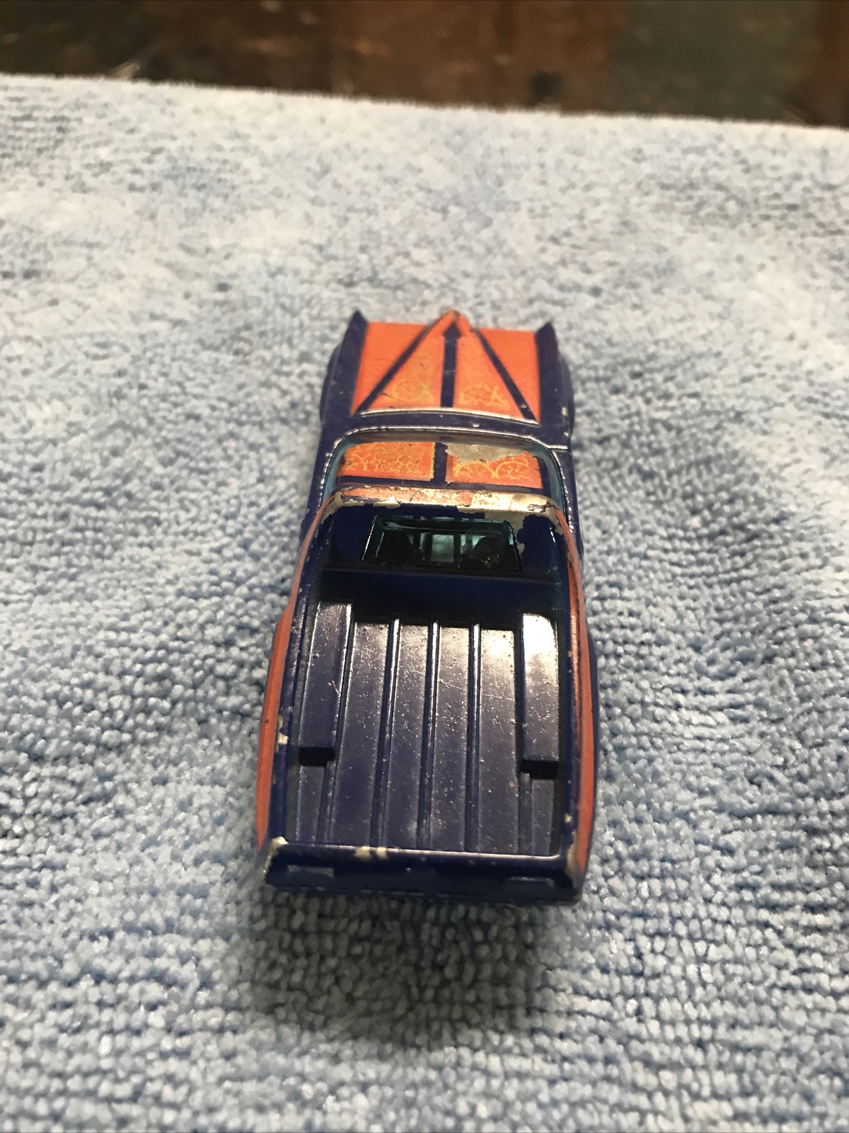 Vintage Original Hot Wheels Redline Breakaway Bucket Dark Blue Orange ...