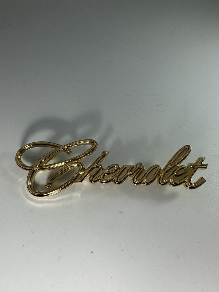 Fits Chevrolet Impala Caprice Chevrolet Script Emblem-Badge 1971–1974 ...