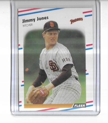 1988 Fleer #588 Jimmy Jones San Diego Padres | eBay