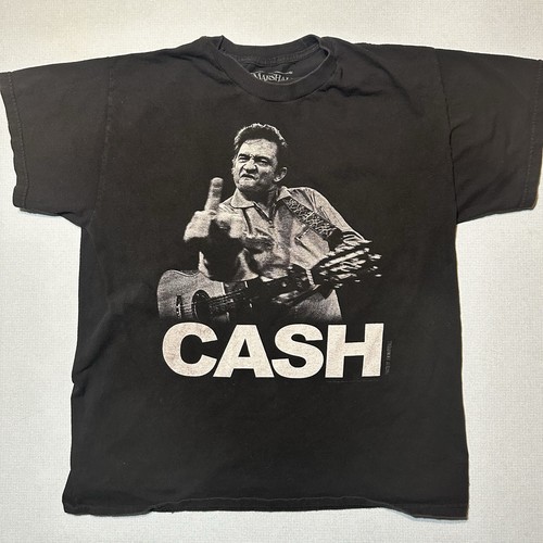 Johnny Cash - Middle Finger - Jim Marshall Clothing, Men's T-Shirt ...