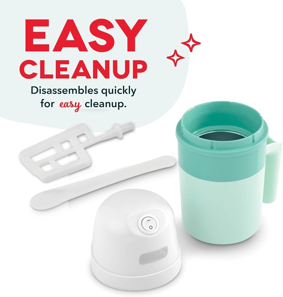 DASH My Pint Ice Cream Maker Machine Soft Serve Gelato Sorbet Frozen ...