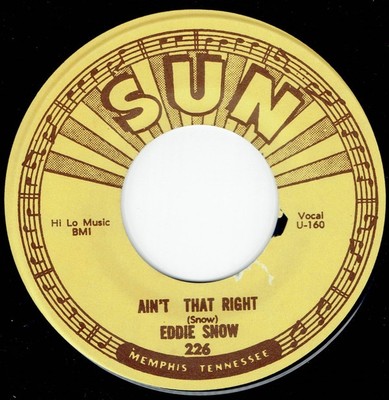 Eddie Snow - Ain't That Right, 7", (Vinyl) | eBay UK