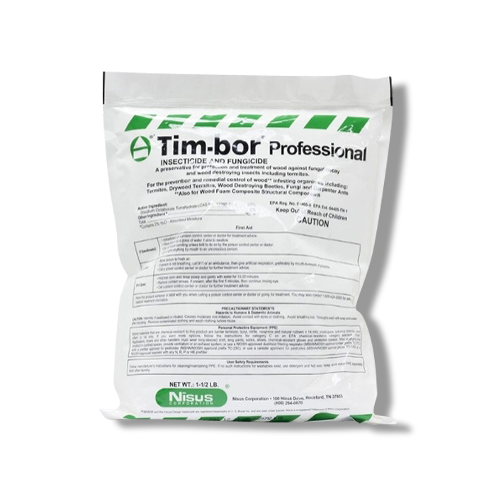 Nisus Tim-Bor Professional Insecticide 1.5# Bag- Wood Preservative ...