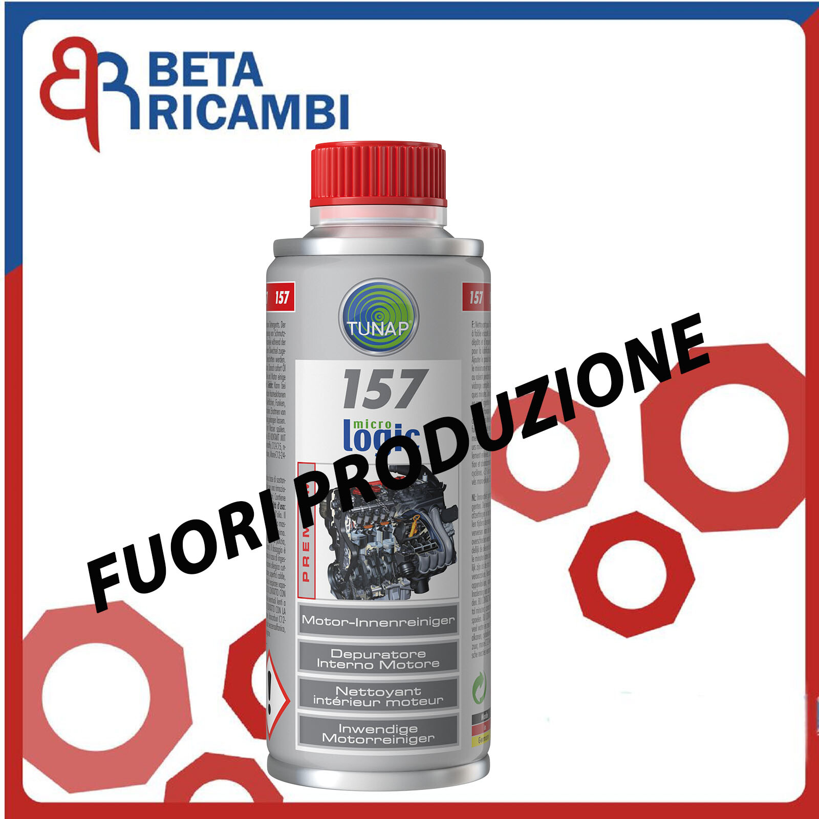 Additivo Olio Pulizia Motore Tunap 957 Depuratore Interno Pulitore ...