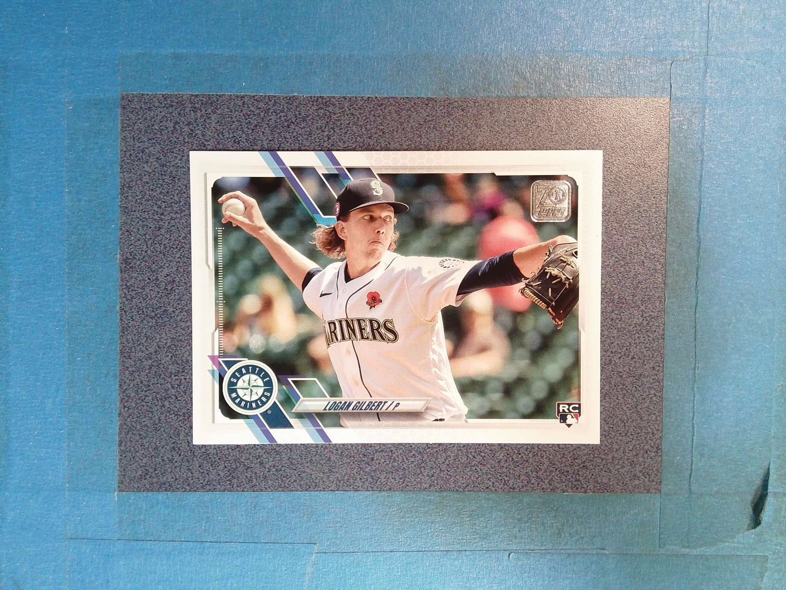 JY49) 2021 Topps 70 LOGAN GILBERT RC #US318 Seattle Mariners | eBay