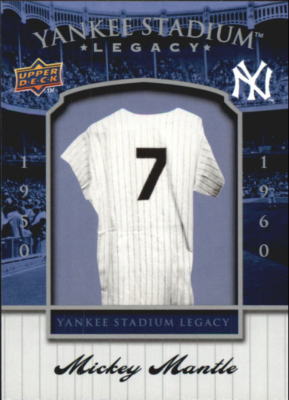 2008 Upper Deck Yankee Stadium Legacy Collection Box Set Baseball Card ...