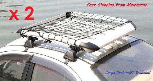 2x Heavy Duty Cargo Net Cover 4mm Nylon Elastic Cord Keep loads Secure ...