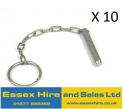 10 X NEW ACROW PROP REPLACEMENT PINS BUILDING ACRO SUPPORT PER 10 ESSEX ...