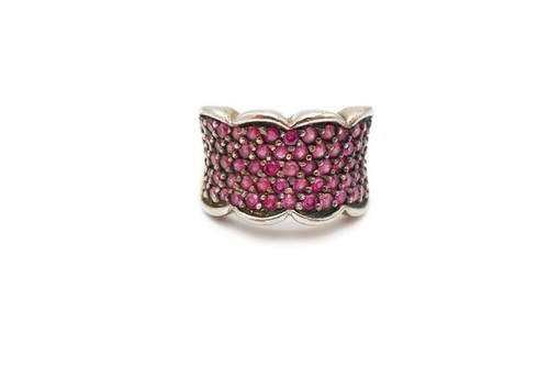 Ross Simons Sterling Silver 925 Ruby Ring Size 8 | eBay