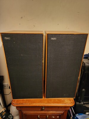 Vintage Rogers Export Monitor Speakers Matched Pair of Speakers Walnut ...