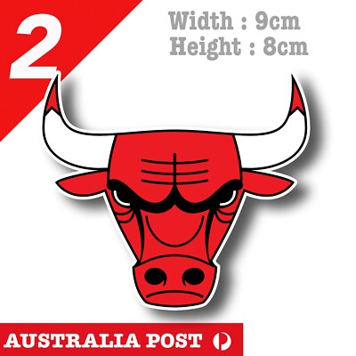 Chicago Bulls Basketball Team Logo, Bull Logo Sticker | eBay Australia