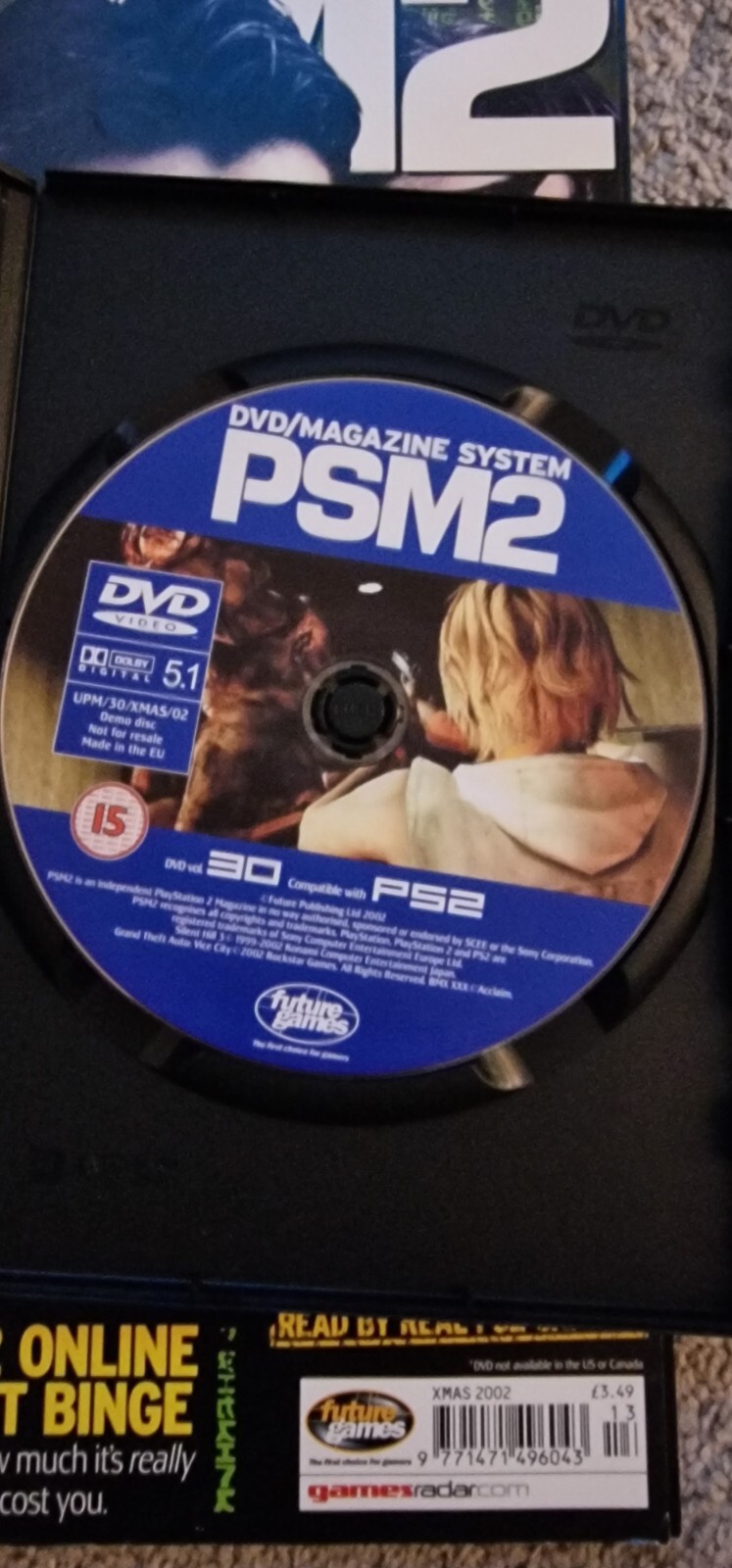 PSM2 Issue 30 COMPLETE WITH DVD PSM2 Magazine 2002 / ENTER THE MATRIX ...