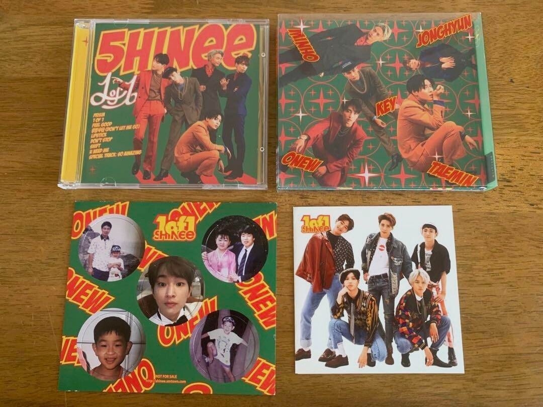 SHINee 1of1 1 of 1 CD Booklet Onew Menko Set 5th Full Album | eBay