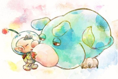 Anime captain olimar moss pikmin oatchi sabito03 Playmat Gaming Mat ...
