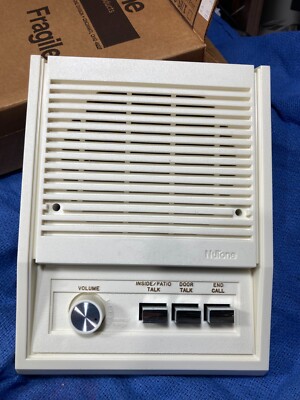 NOS VINTAGE NUTONE IS-305L 5" INSIDE SPEAKER 3003 INTERCOM ADOBE WHITE ...