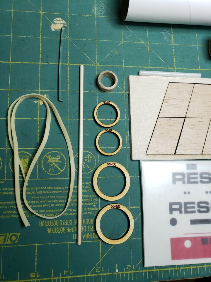 Estes Odyssey #1289 Clone kit laser-cut fins and centering rings | eBay