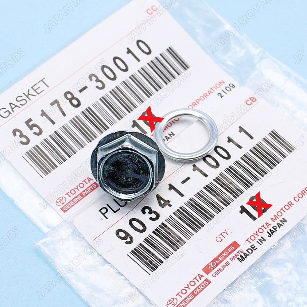 Genuine OEM Toyota Lexus Many Models Transmission Pan Drain Plug With ...