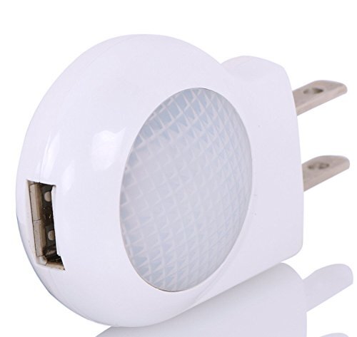 Portable Plugin 0.7w Travel Led Night Light 2 Pack Of White ...