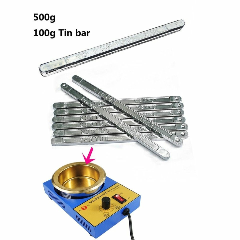 High Purity Tin Solder Rod Pure Tin bar No Lead Soldering 63/47 500g ...