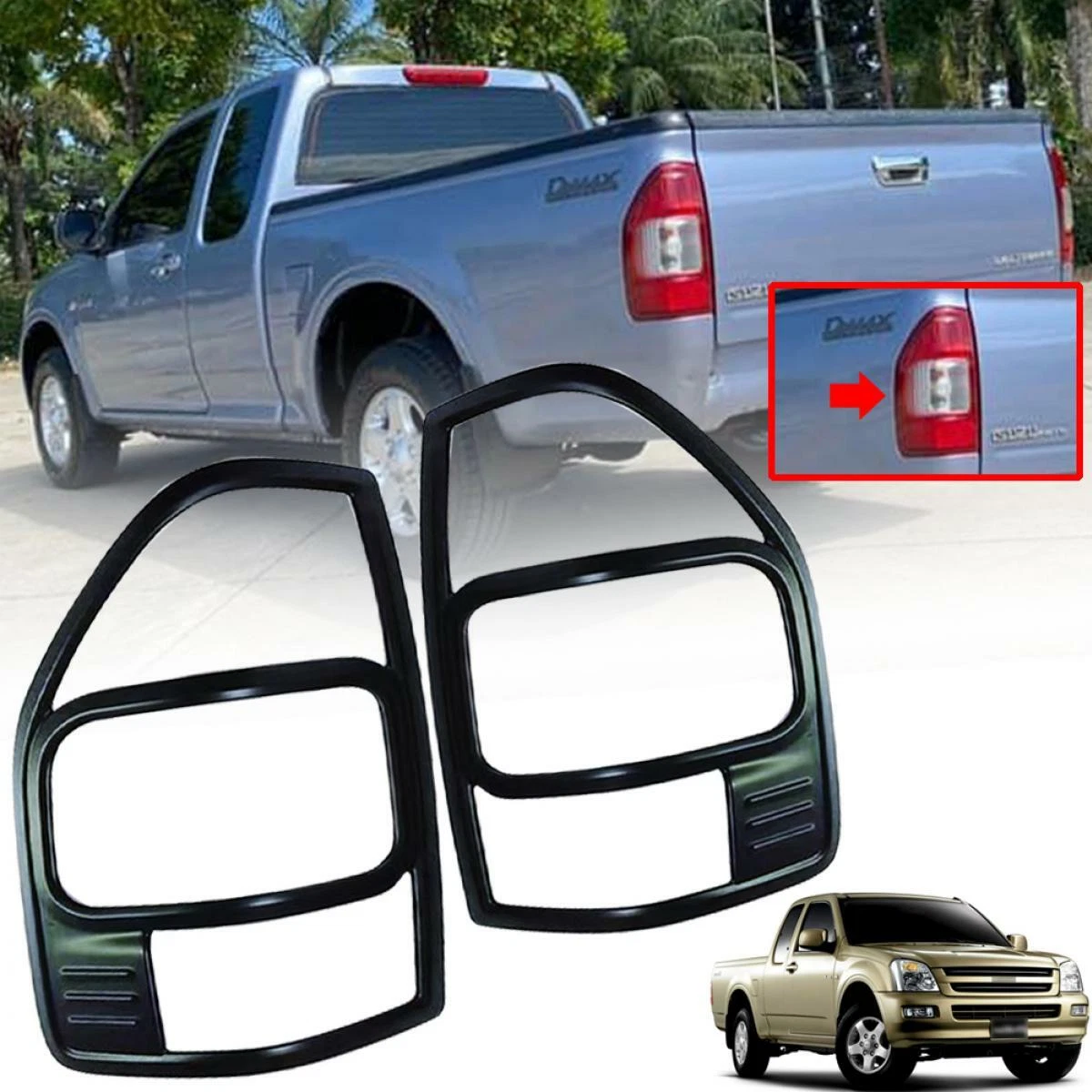 Isuzu Rodeo Tail Light Guard