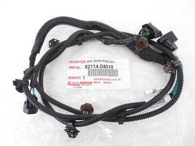 Genuine OEM Toyota 82114-04010 Fog Lamp Wire Harness NO.4 2015-2021 ...